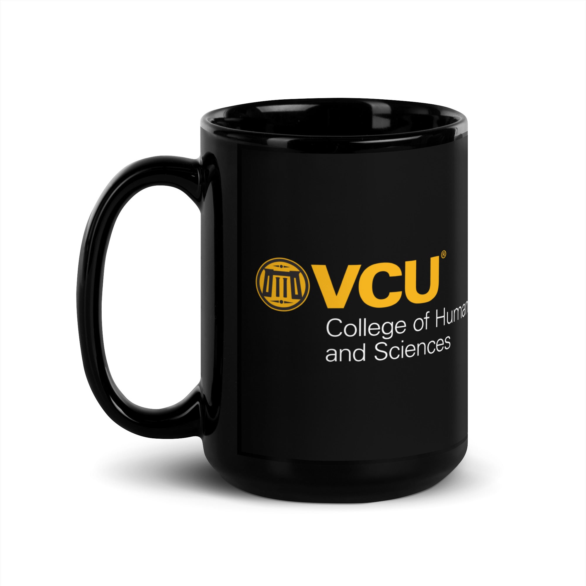 VCU - Humanities & Sciences - Black Glossy Mug – College Thread