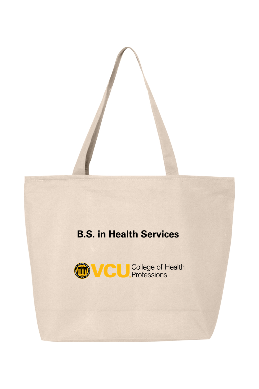 VCU - Health Services - Canvas Zippered Tote – College Thread
