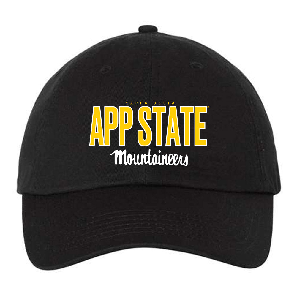 App State - Kappa Delta - Dad Hat – College Thread