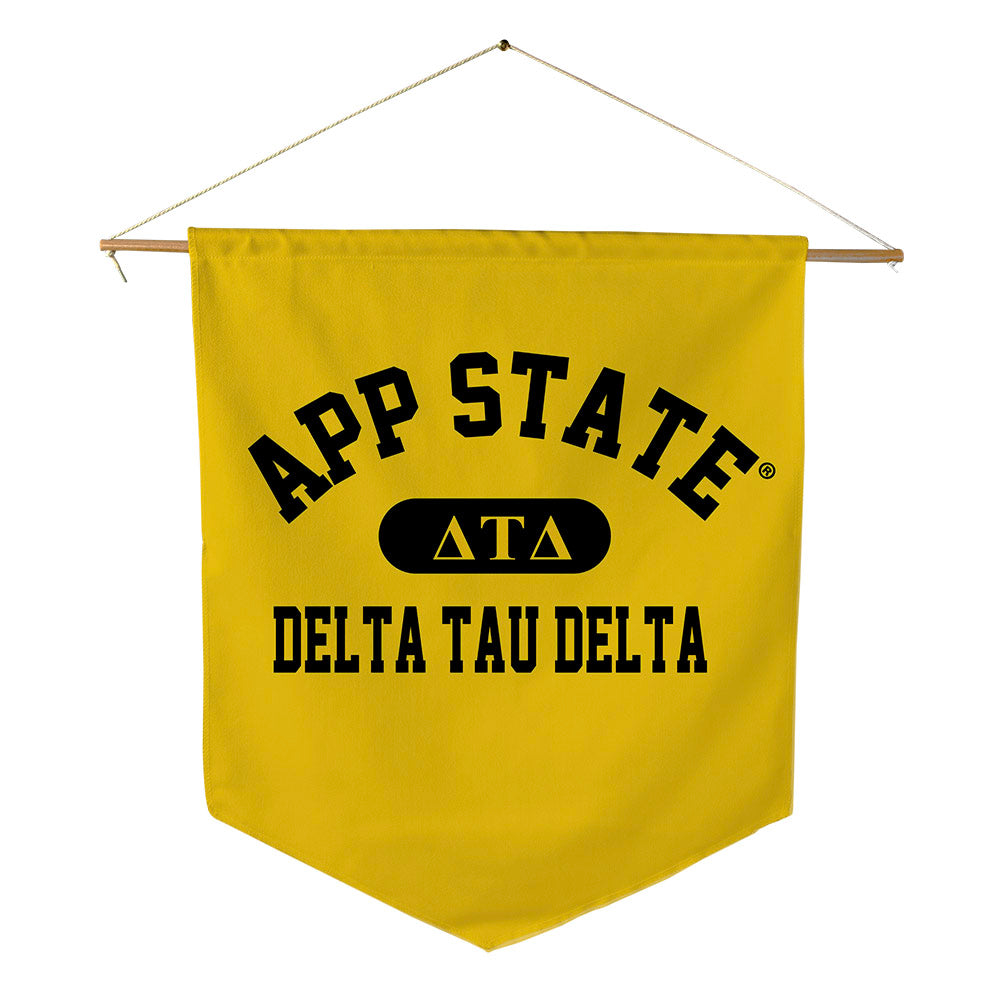 App State - Delta Tau Delta - Pennant - 18" x 21" – College Thread