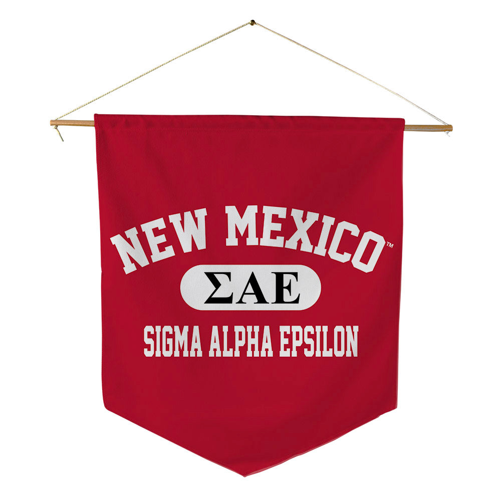 New Mexico - Sigma Alpha Epsilon - Pennant - 18" x 21" – College Thread
