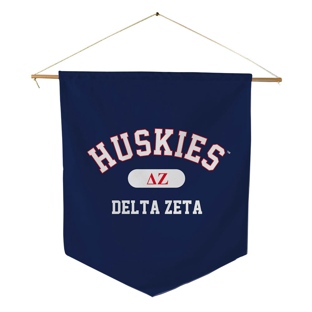 UConn - Delta Zeta - Pennant - 18" x 21" – College Thread