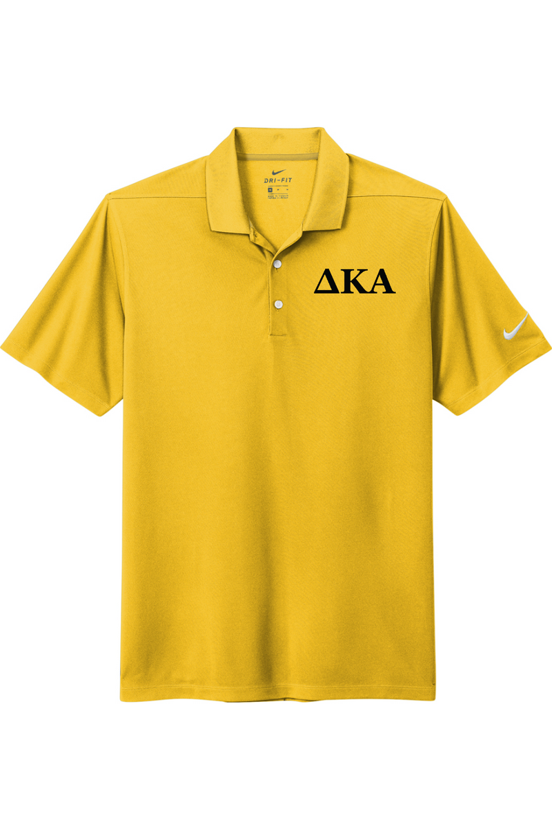 Delta Kappa Alpha - Nike Dri Fit Micro Pique 2.0 Polo - Black Embroide ...