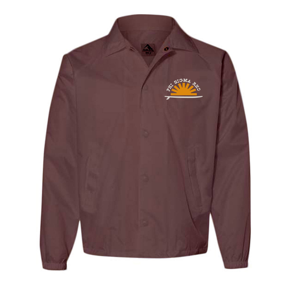 Phi Sigma Rho Howdy Sunrise Augusta Sportswear Nylon Coach's Jacket ...